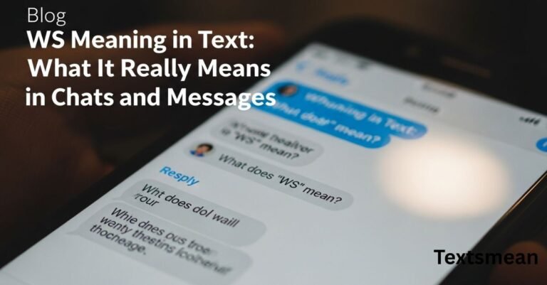 WS Meaning in Text: What It Really Means in Chats and Messages