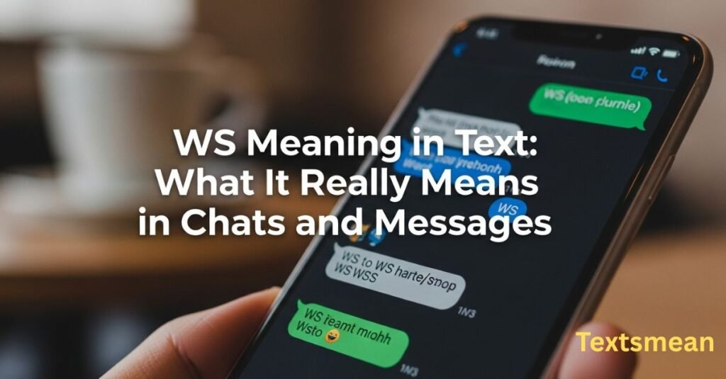 WS Meaning in Text: What It Really Means in Chats and Messages